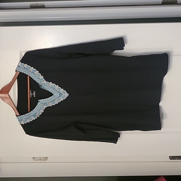 Talbots | Tops | Talbots Tunic Euc Size Xlp Navy Light Blue White J ...